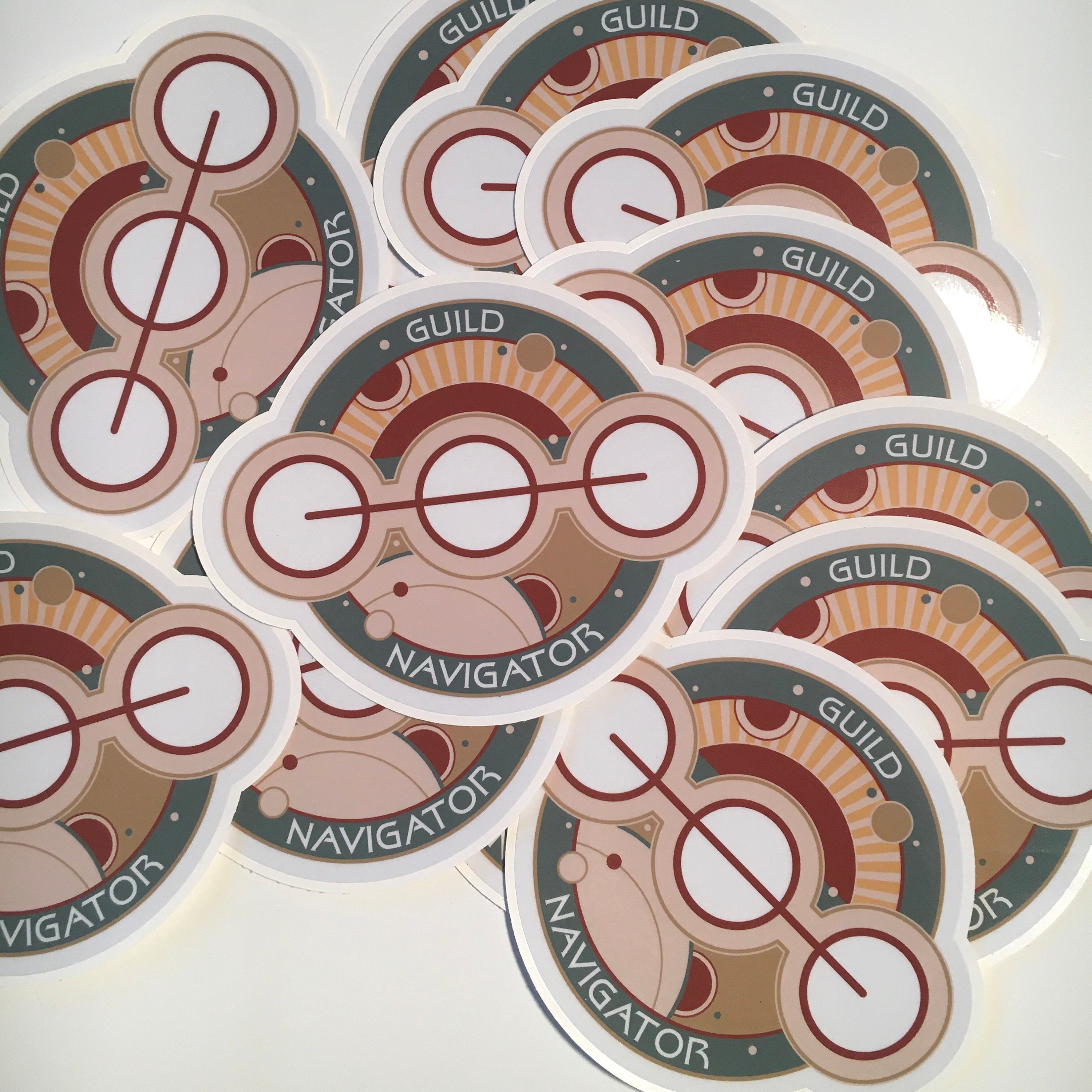 Guild Navigator Dune big sticker with gloss laminate 6.6 | Etsy