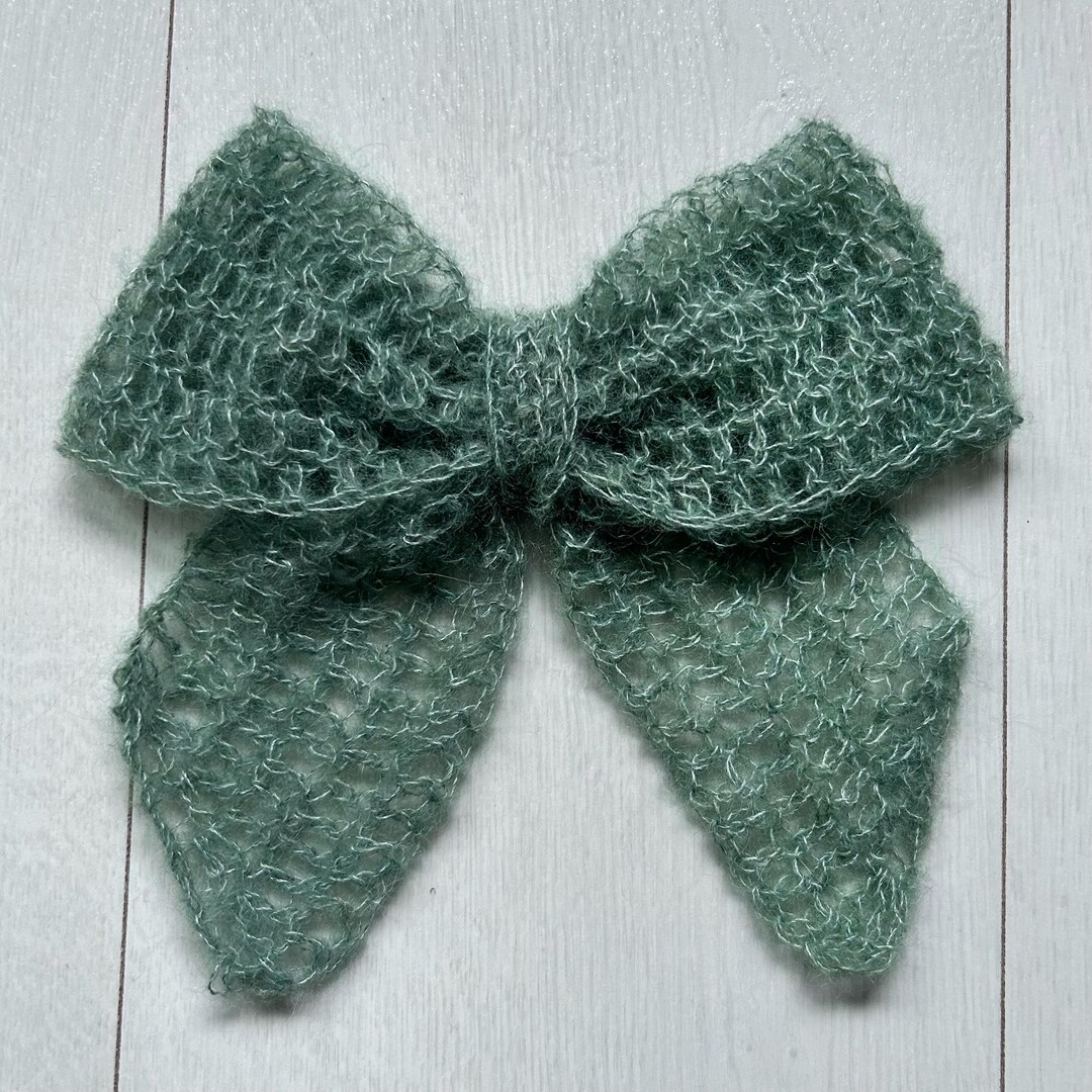 Crochet Lacy Bow Pattern - Pdf Download - Etsy