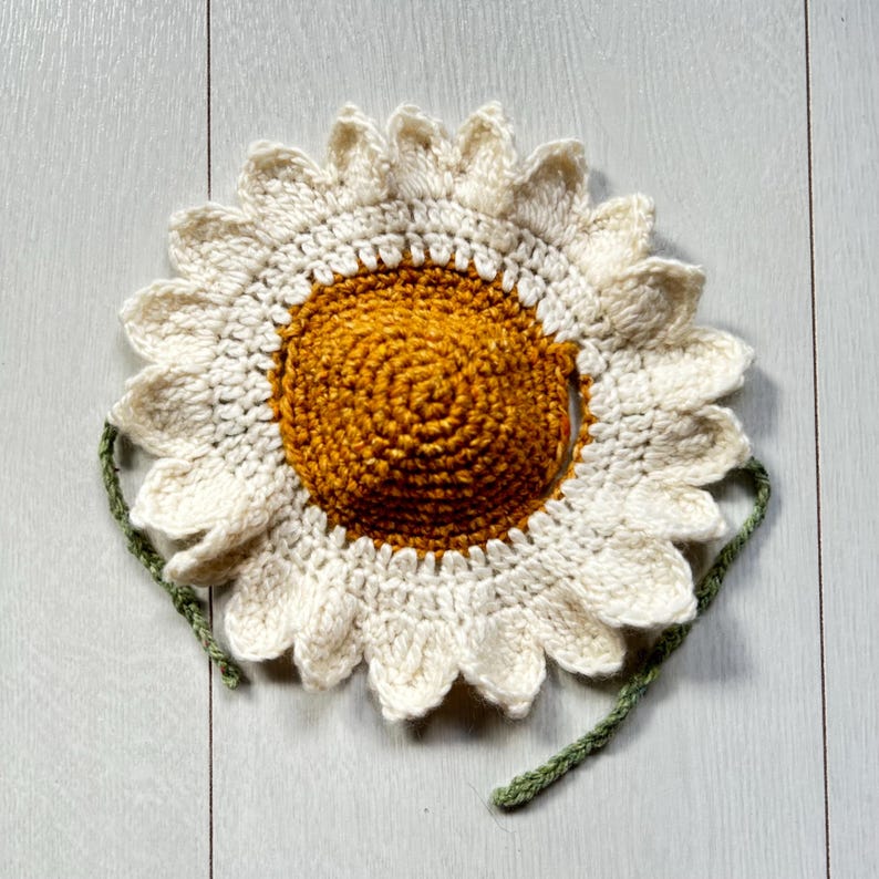 Crochet Daisy Pet Hat Pattern - Pdf Download - Etsy