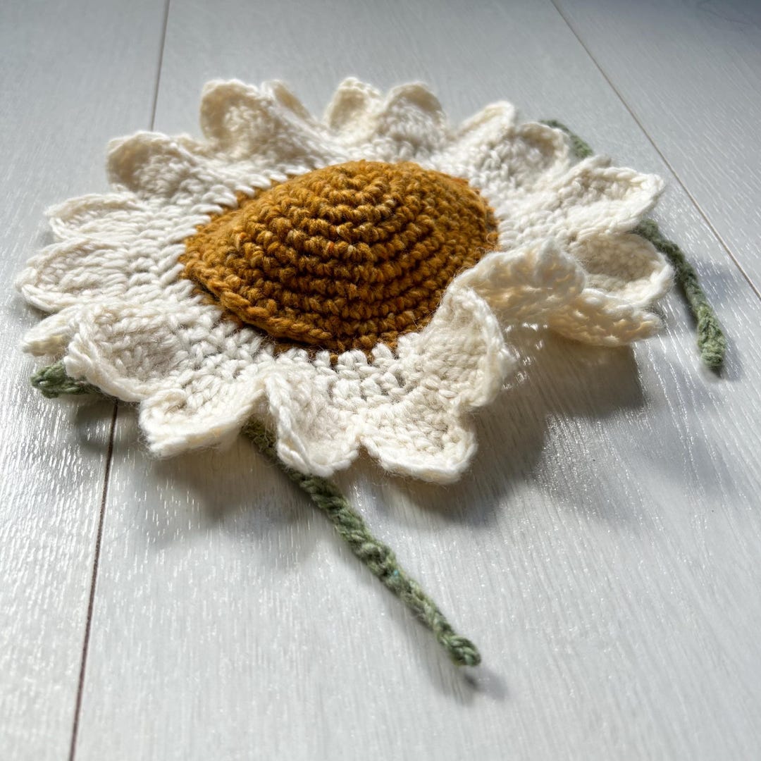 Crochet Daisy Pet Hat Pattern - Pdf Download - Etsy