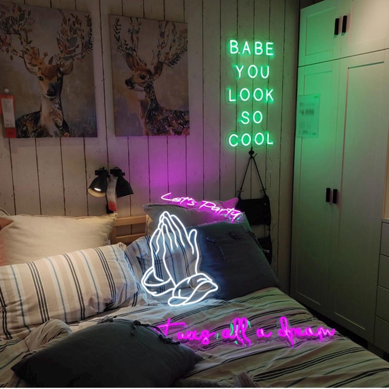 Neon Signs for Bedroom - Etsy