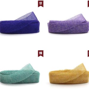 Titanium Mesh Jewelry Ribbon for Jewelry Making, Mesh Tube Necklace ...