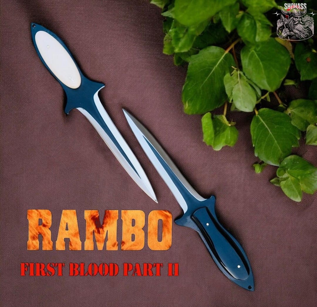 Limited Edition Rambo Boot Dagger Custom Handmade Dagger | Handmade ...