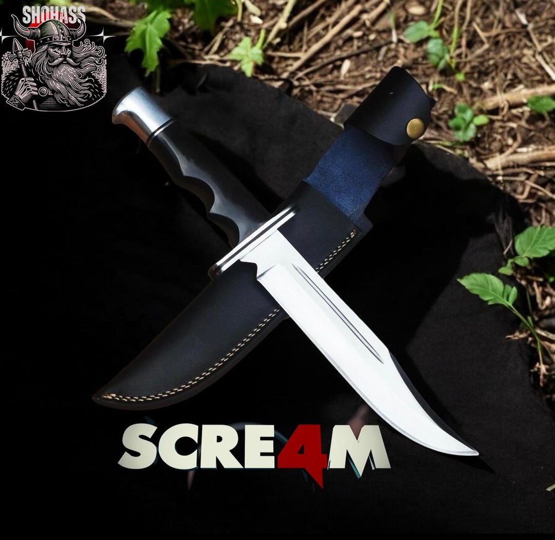 Scream Replica Knife, Movie Replica | Bloody Ghostface Replica Buck ...