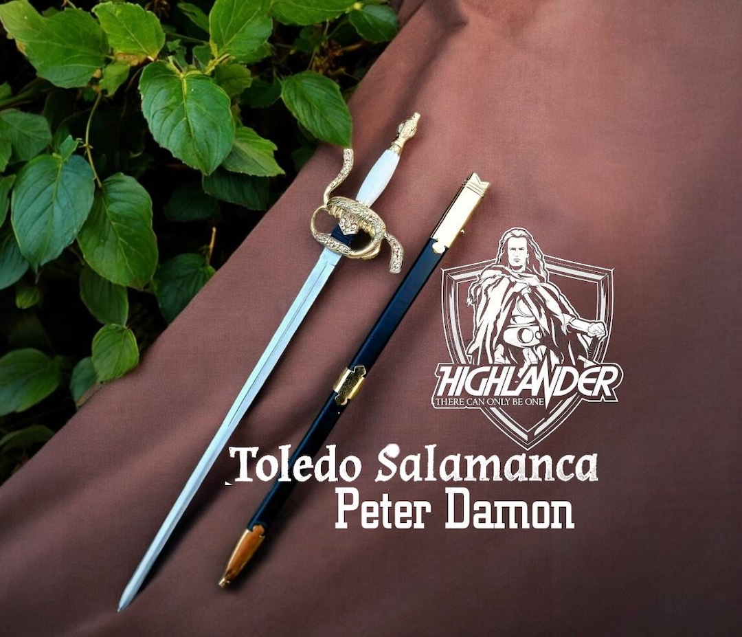 Peter Damon Highlander Sword With Scabbard Authentic Highlander Sword ...