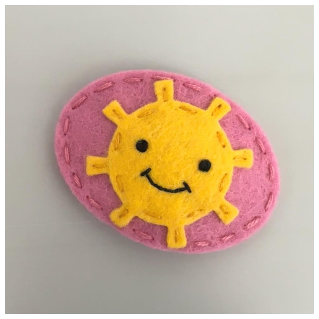 Wool Felt Hair Clip, NO SLIP CLIP, School Clips, Hair Accessories ...
