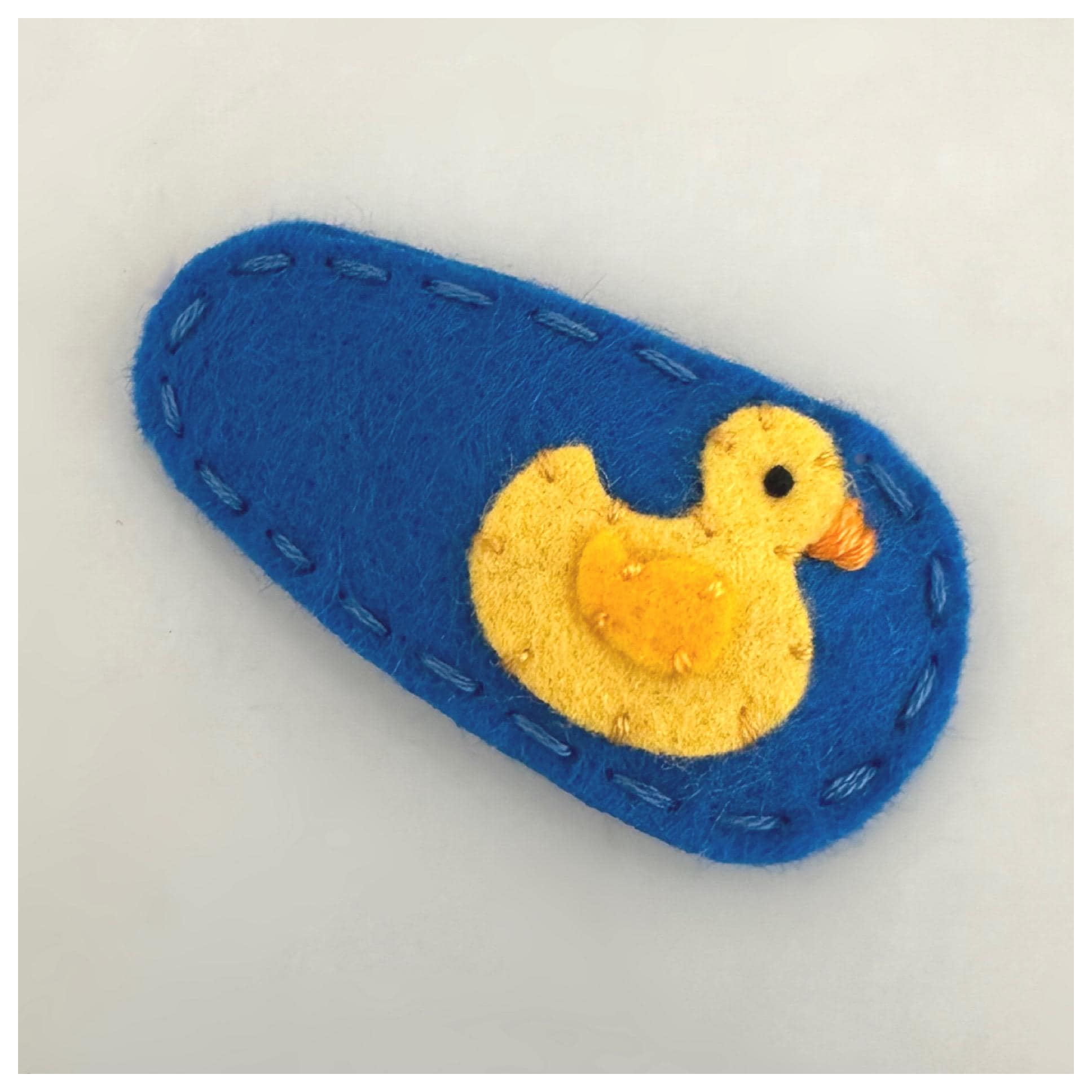 Wool Felt Duck Hair Clip, No Slip Grip, No Slip Hairclip, Girl's Hair ...