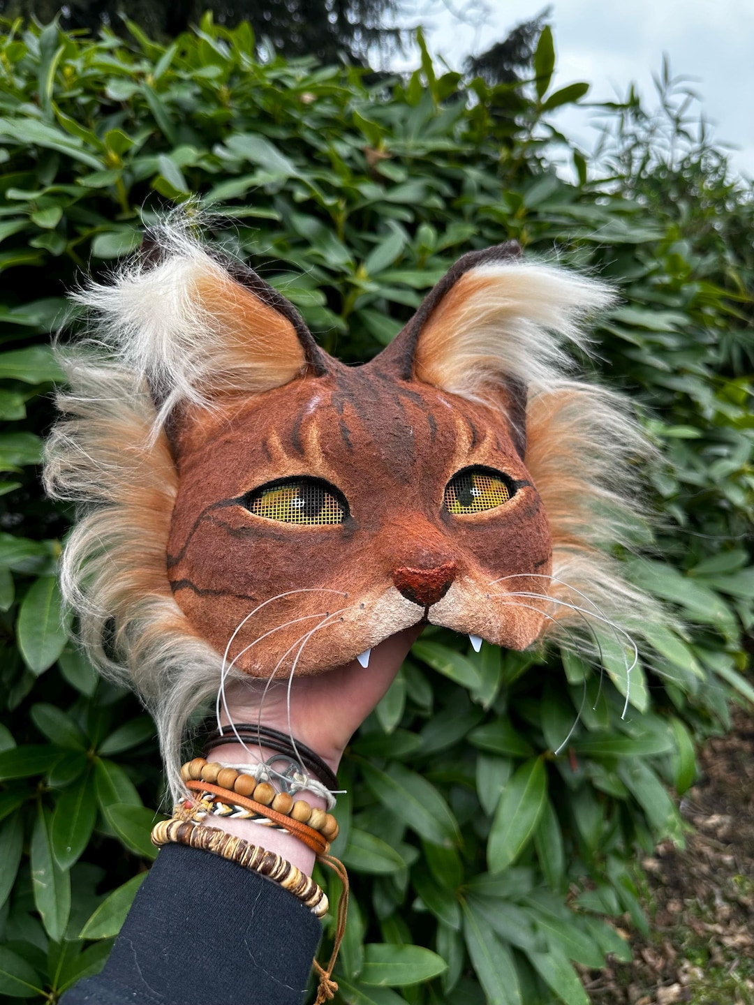 Norwegian Forest Cat Therian Mask - Etsy Australia