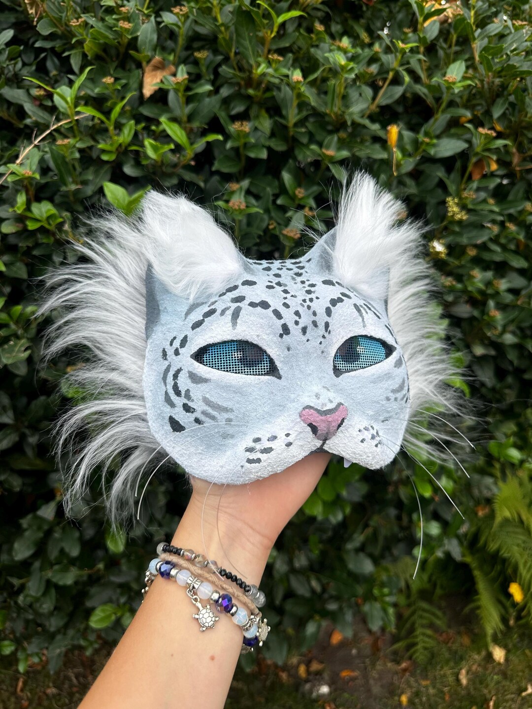Snow Leopard Therian Mask - Etsy