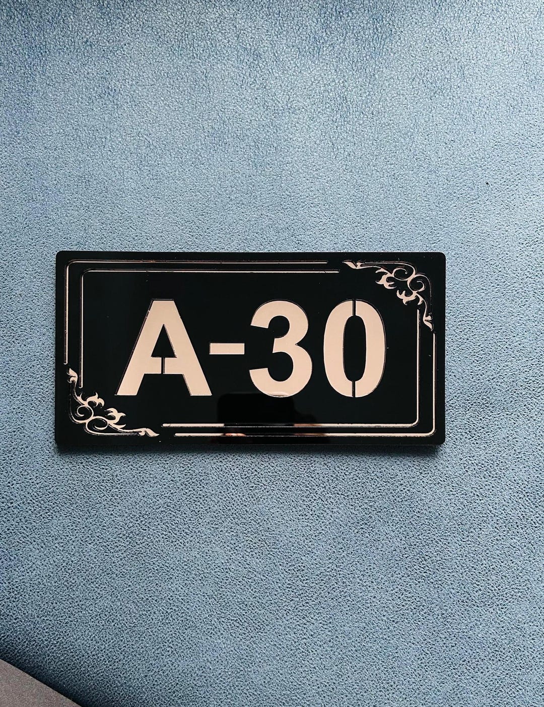 Elegant Acrylic Personalized Name Plate With 3D Letters Custom Door ...