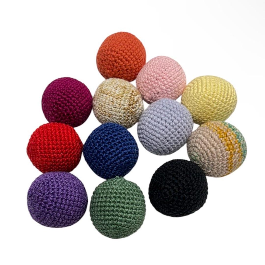 Handmade Crochet Cat Ball Toy With Catnip Inside! 100% Cotton Yarn Cute ...