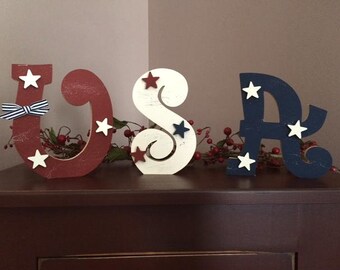 Standing Letters - Etsy