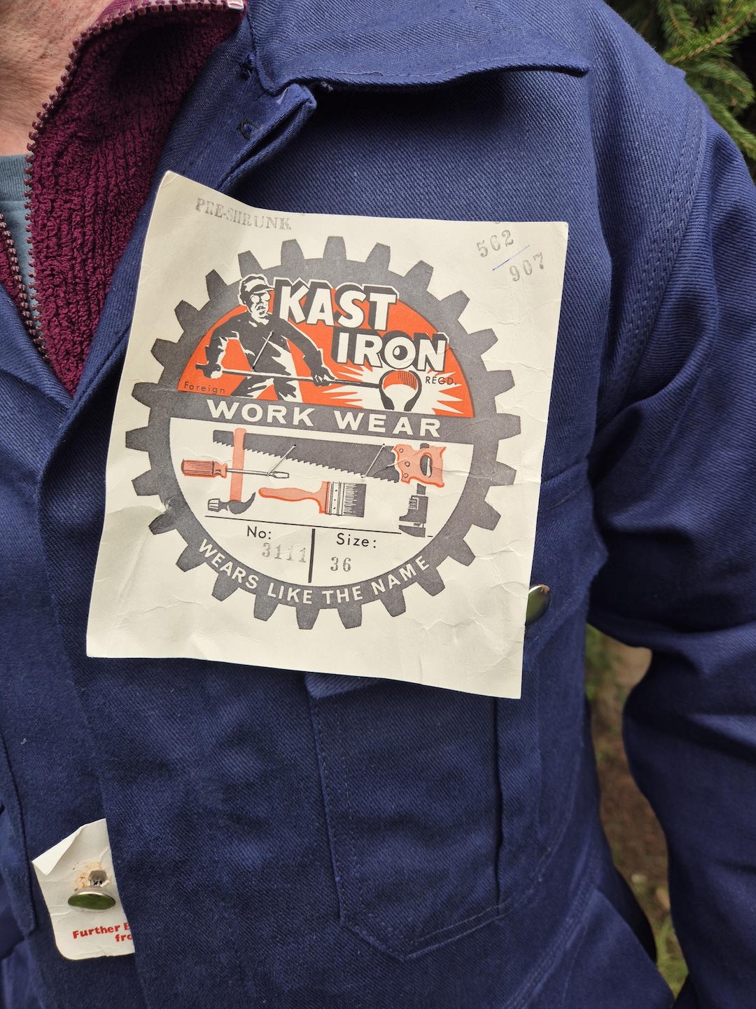 Genuine Vintage 1970/80's 'kast Iron' Boiler Suit / Coveralls - 36" - Etsy