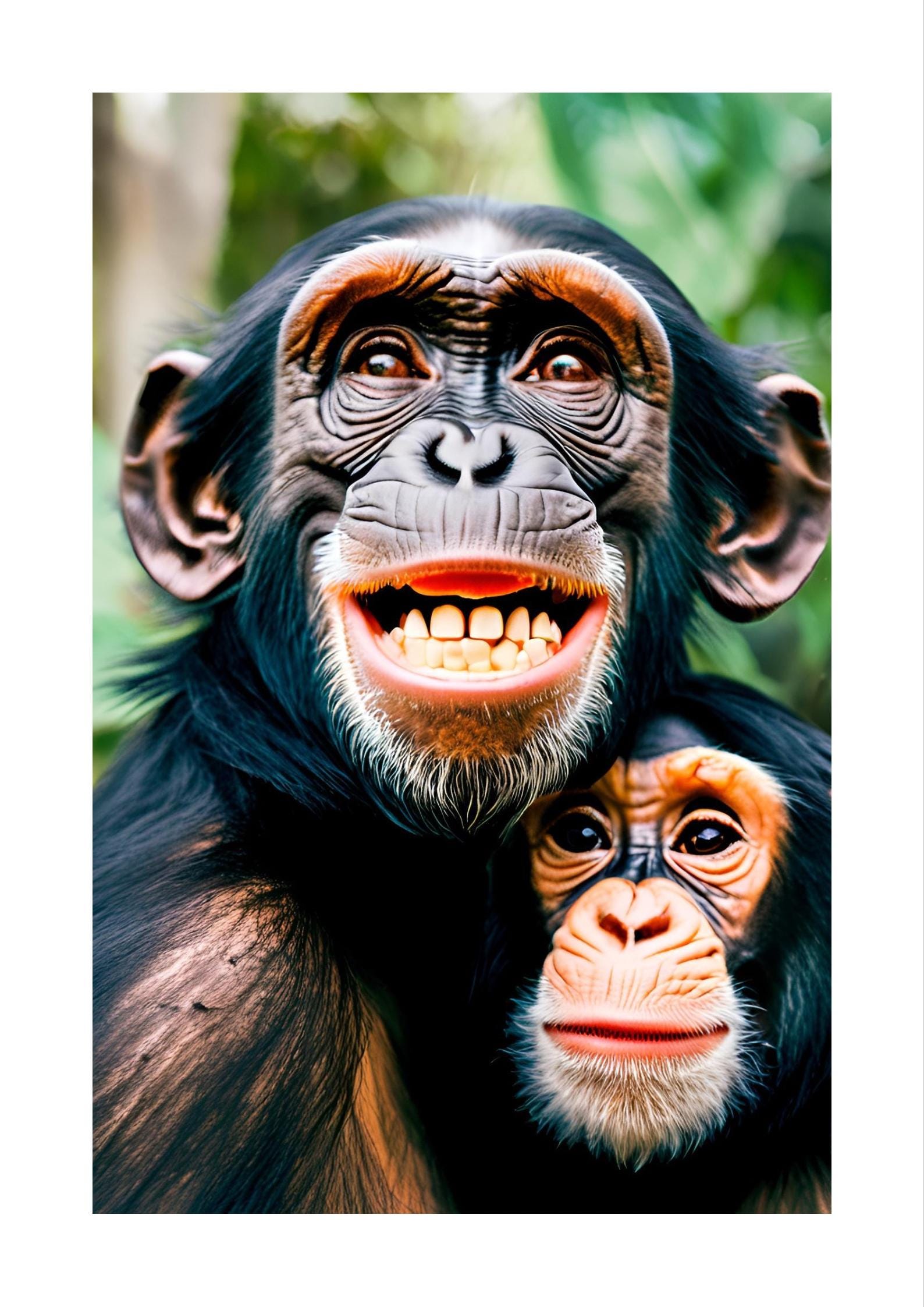 Monkeys Digital Download Poster, Monkeys Wall Art, Home Decor - Etsy