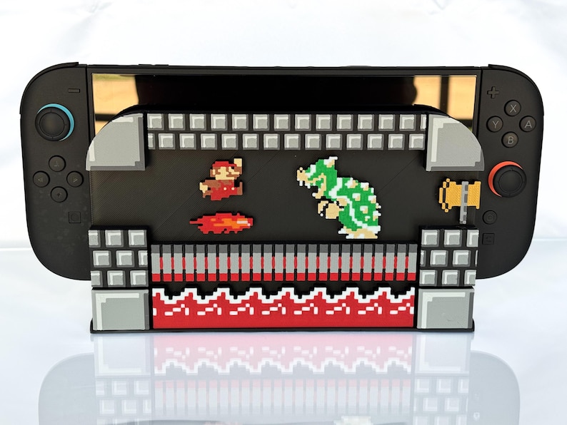 Super Mario Bros. Switch 2 Dock Cover: Retro Gaming Decor - Etsy