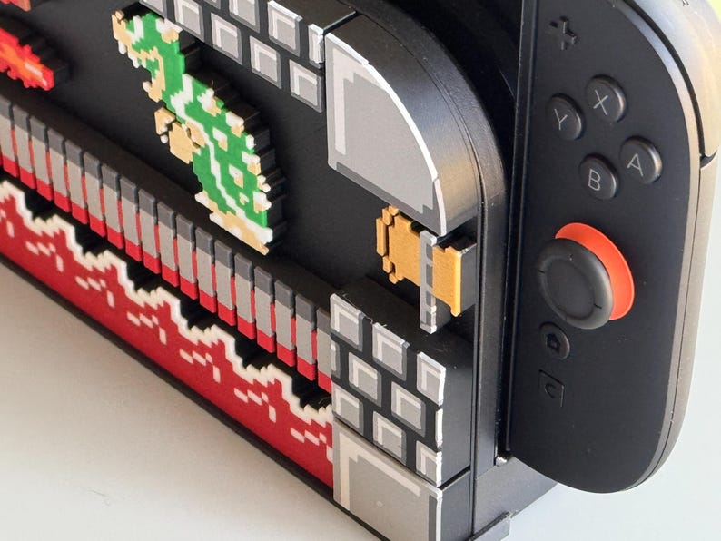 Super Mario Bros. Switch 2 Dock Cover: Retro Gaming Decor - Etsy