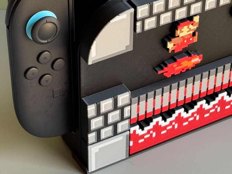 Super Mario Bros. Switch 2 Dock Cover: Retro Gaming Decor - Etsy