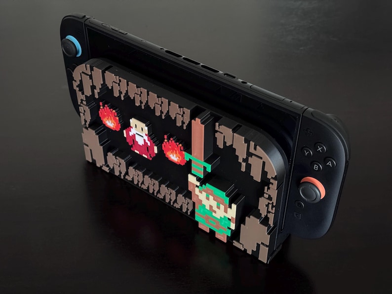 Legend of Zelda Wood Sword Switch 2 Dock Cover: Retro Gaming Decor - Etsy