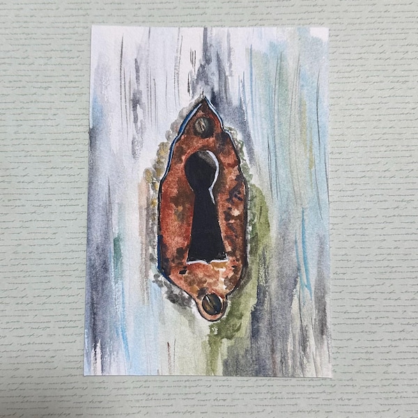 Keyhole Art Painting - Etsy