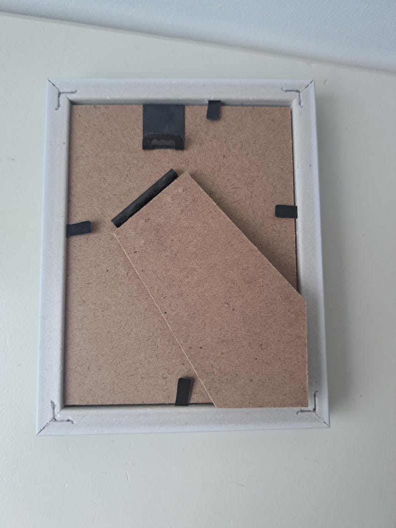 Original Mini Watercolor Painting in Decorative Frame Boat Sunset ...