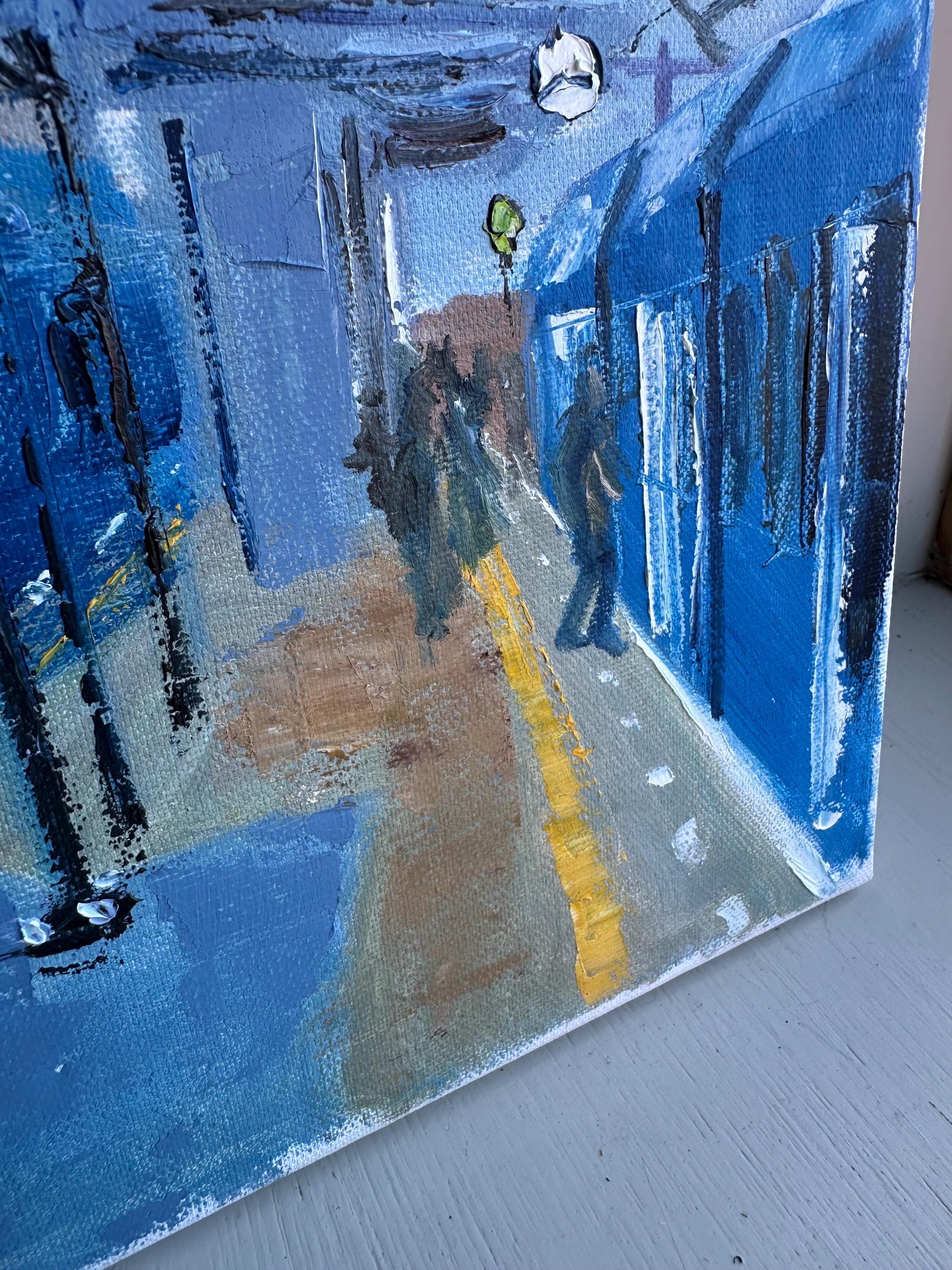 Train Station Cityscape Painting Original Oil Painting 25x30cm - Etsy