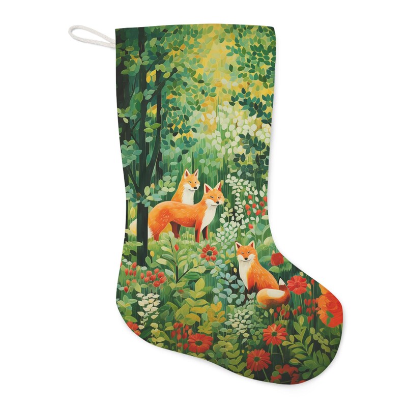 Christmas Stocking Fox - Etsy