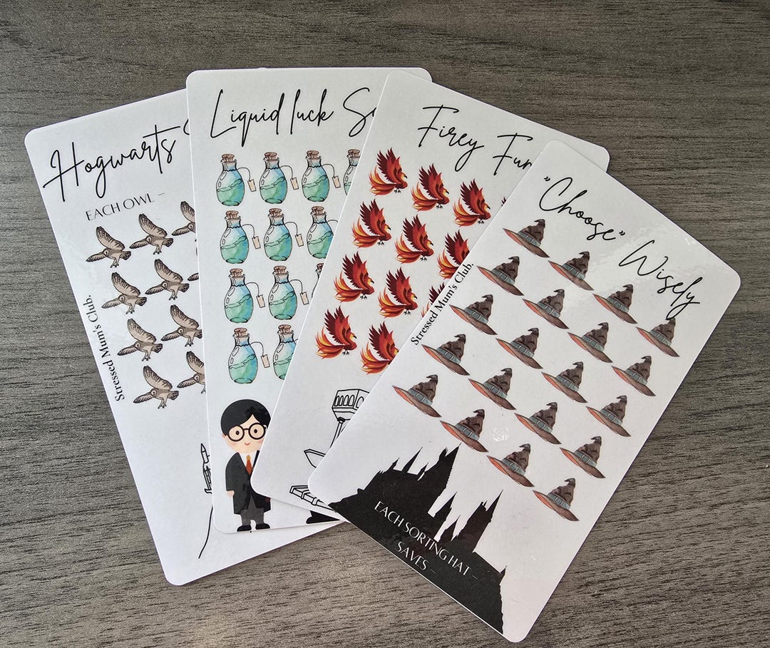 Harry Potter Savings Tracker Bundle - Etsy UK
