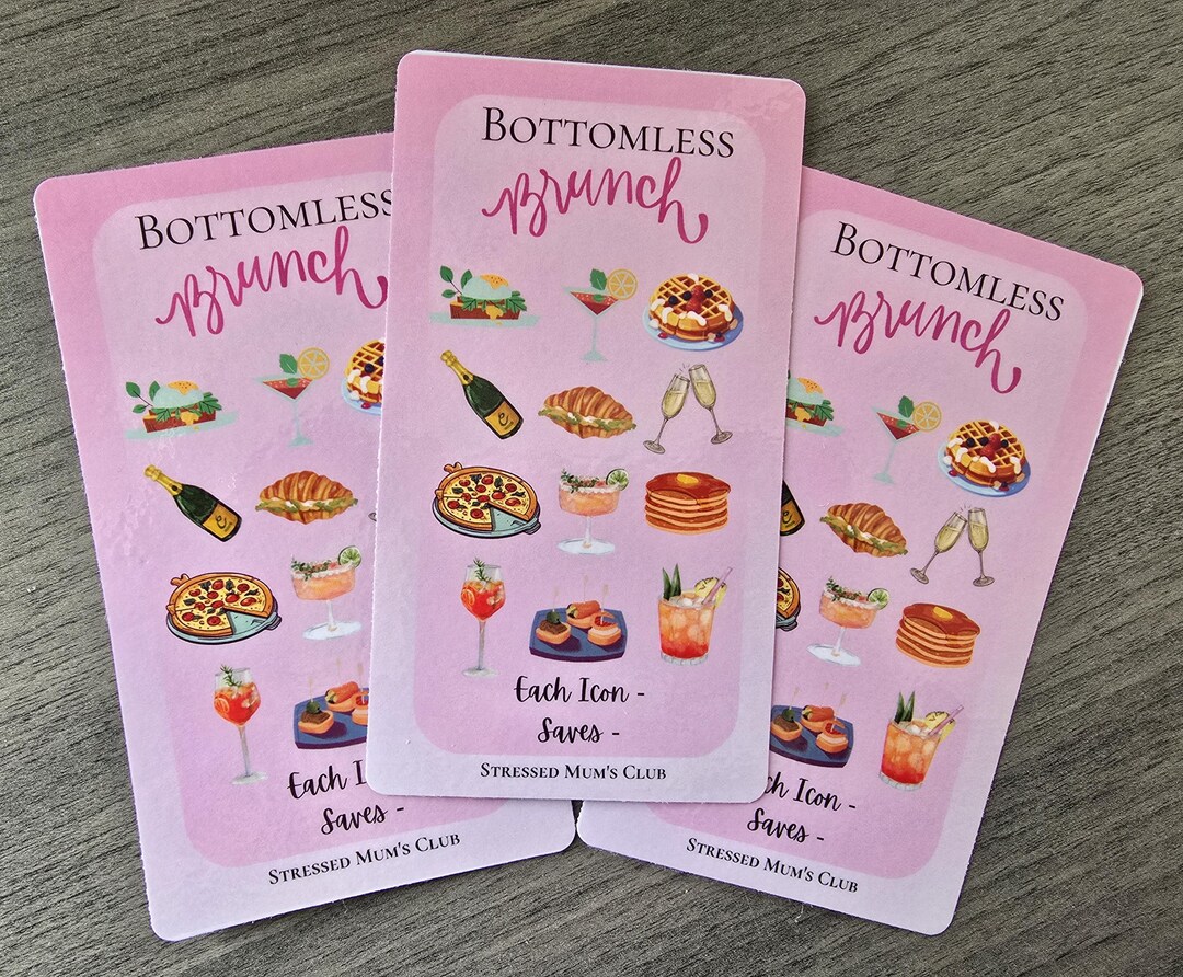 Bottomless Brunch Savings Tracker - Etsy