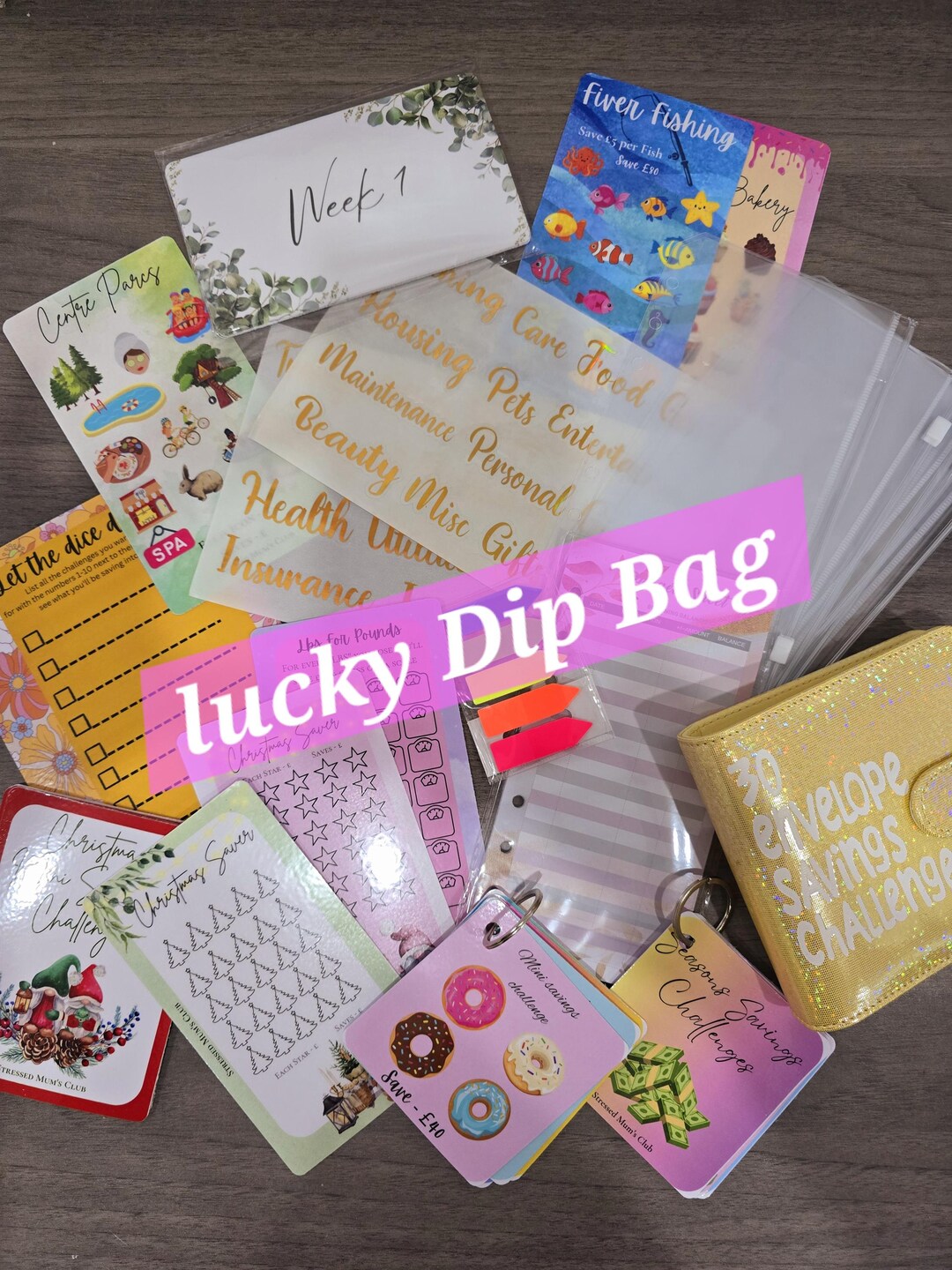 Cashstuffing Mystery Bag - Etsy UK