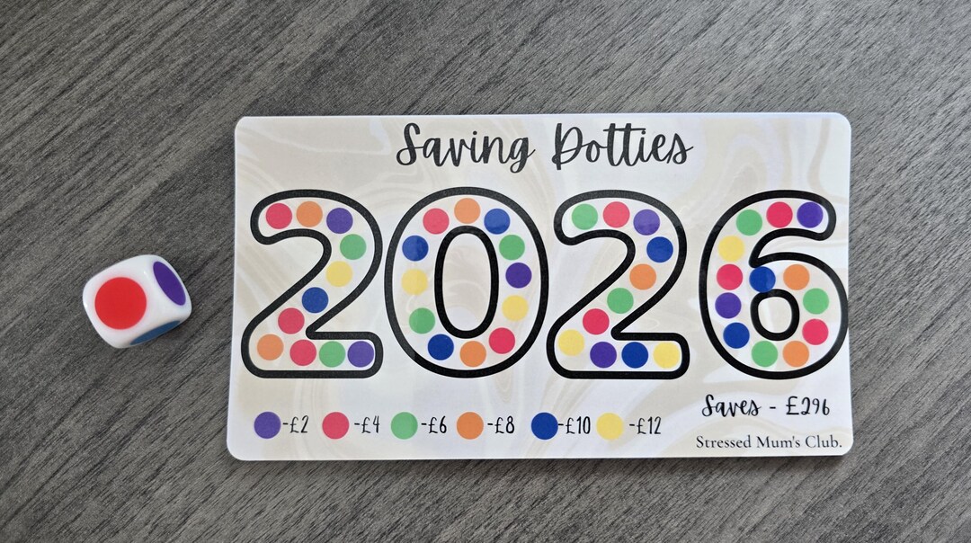 2026 Saving Dots, Saving Challenge - Etsy UK