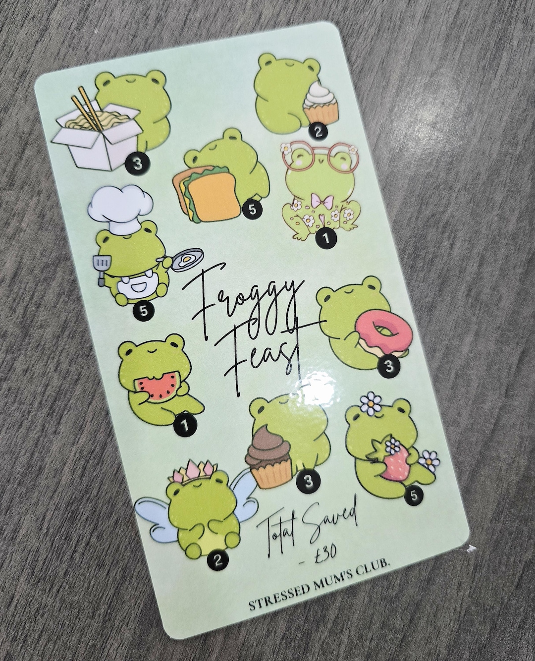 Froggy Feast Savings Tracker - Etsy