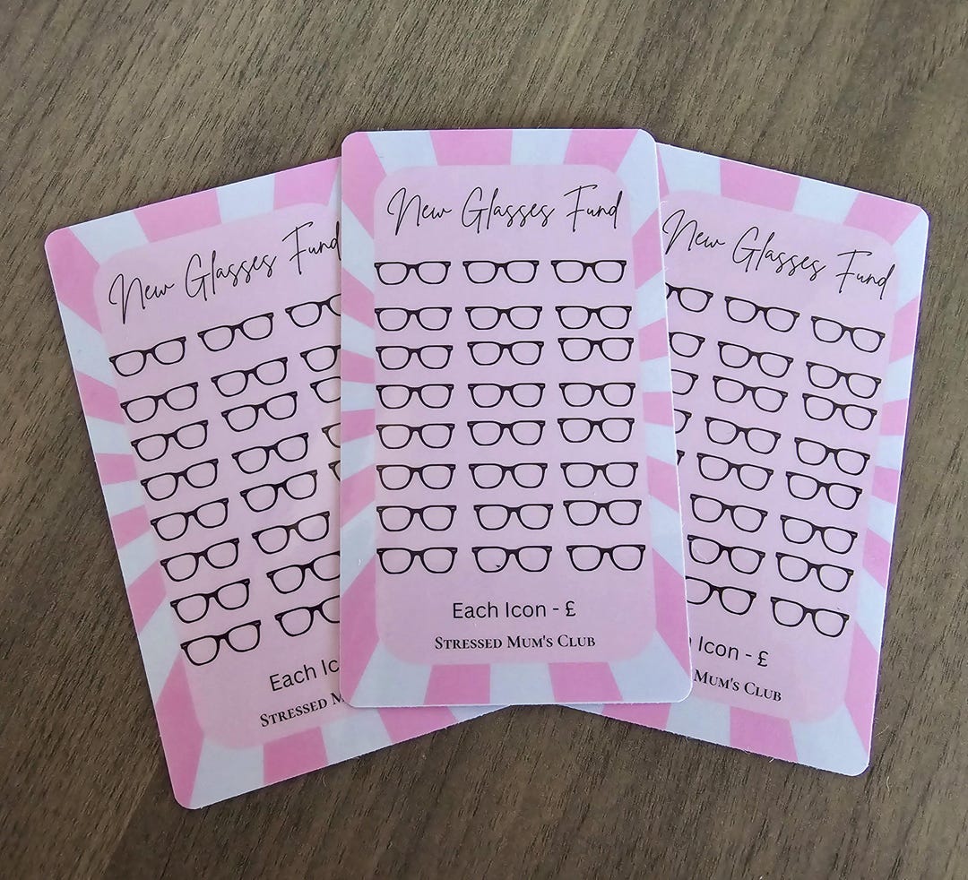 New Glasses Savings Tracker - Etsy UK