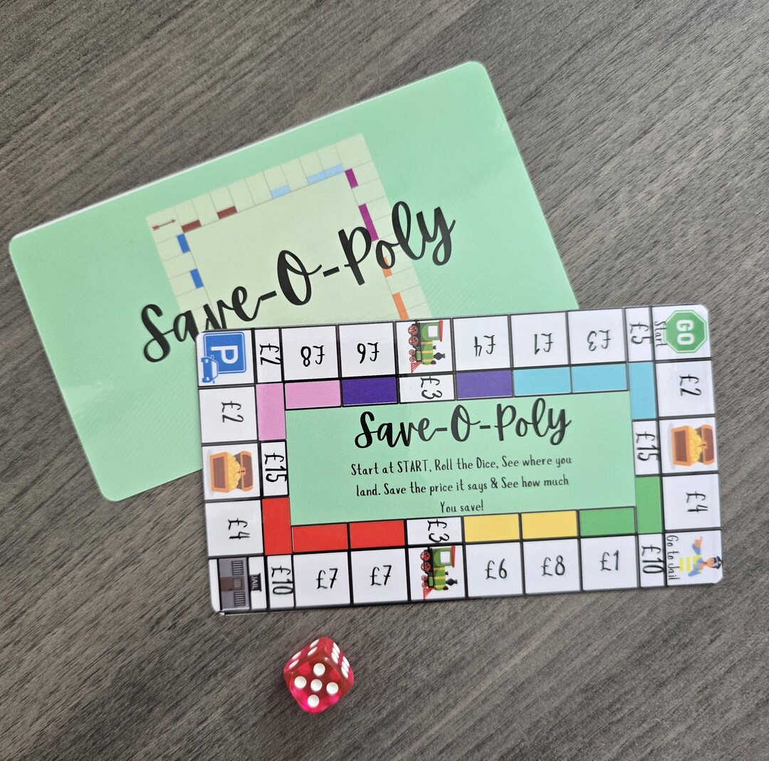 Monopoly Savings Challenge - Etsy UK