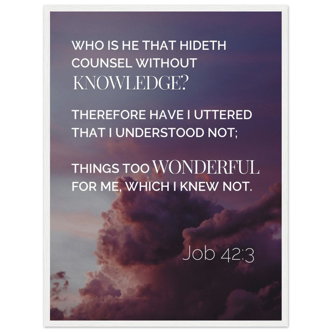 Biblical Framed Wall Art, Christian Wall Art, Bible Verse Wall Art ...