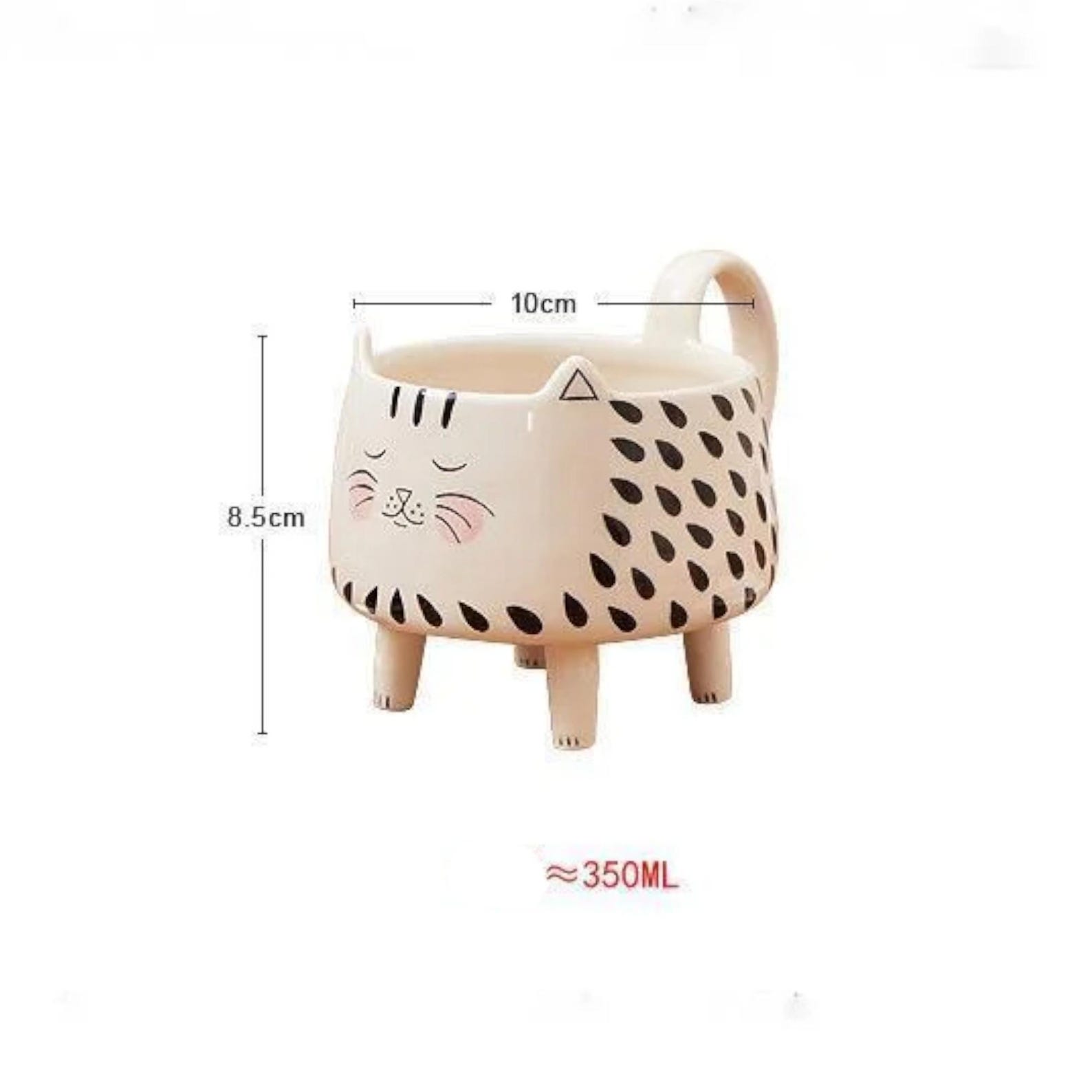 Cat Mug With 4 Legs, Cute Cat Ceramic Coffee Cups, Meow Mugs, Male and ...