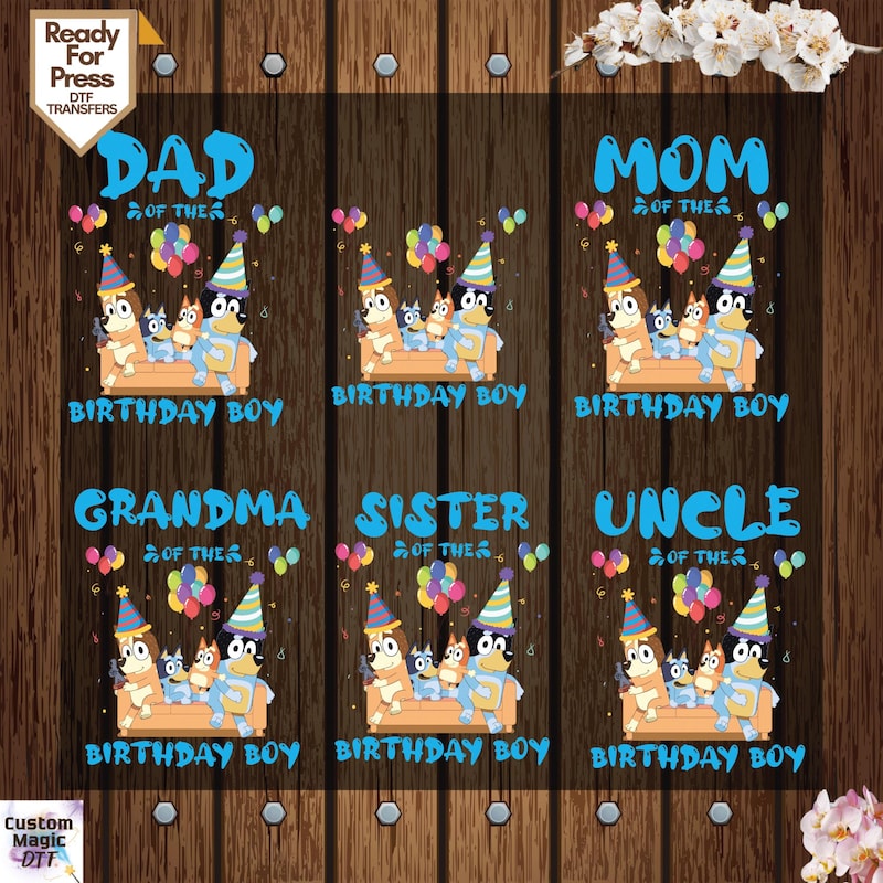 Bluey Heat Transfer - Etsy