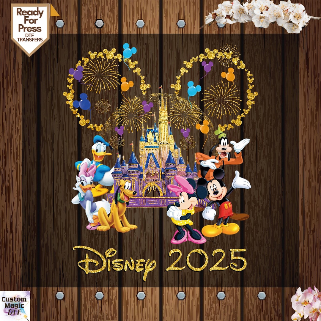 Custom Disney 2026 Ready to Press, Family Disney Trip 2026 Dtf ...