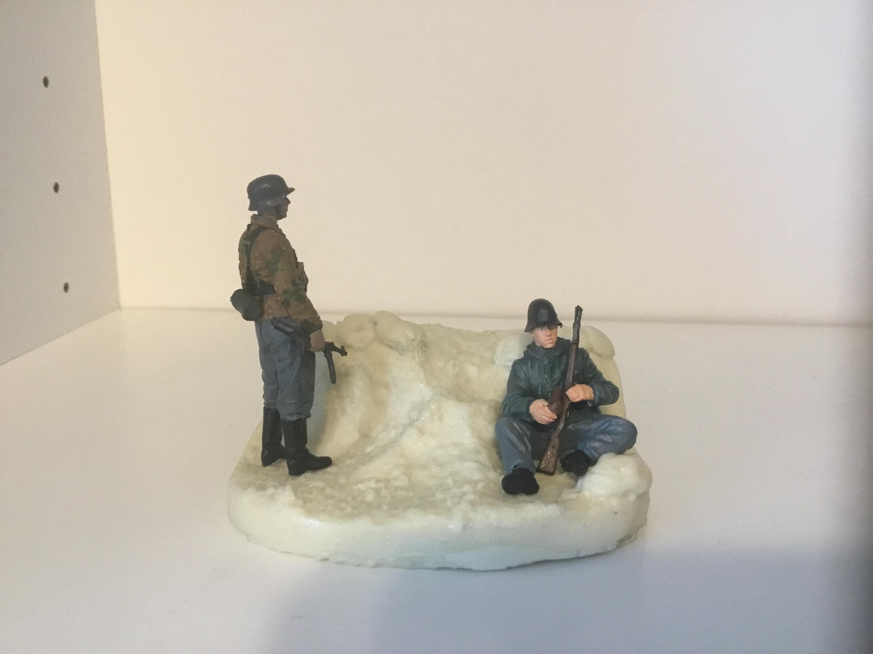 1/35 Scale Resin WW2 Foxhole Diorama Base Terrain Accessory Parts WW2 ...