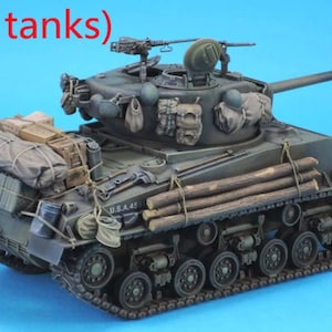1/35 Scale WW2 Fury Sherman Tank Stowage Kit Resin Model Set for Easy ...