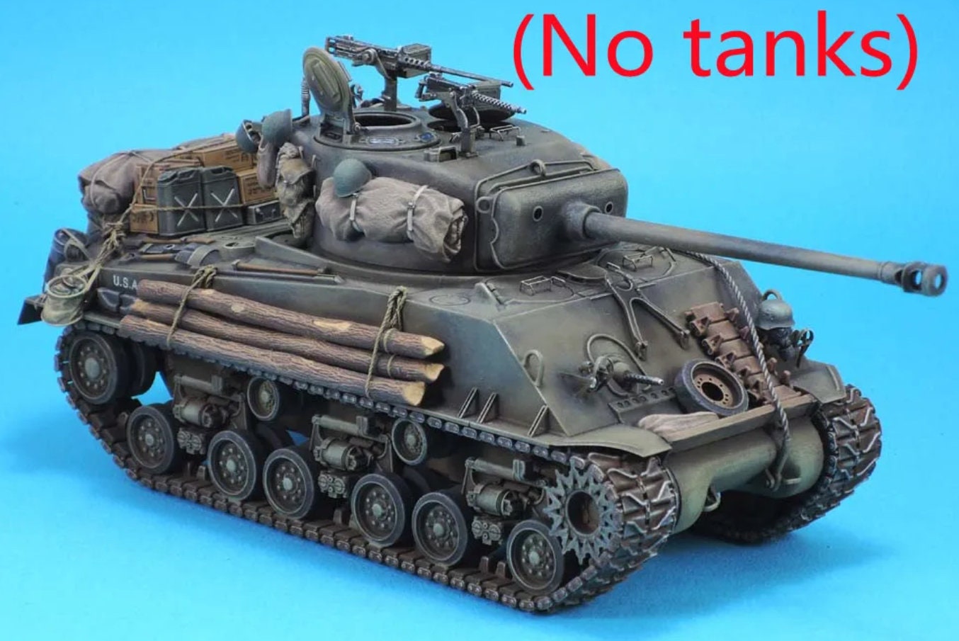 1/35 Scale WW2 Fury Sherman Tank Stowage Kit Resin Model Set for Easy ...