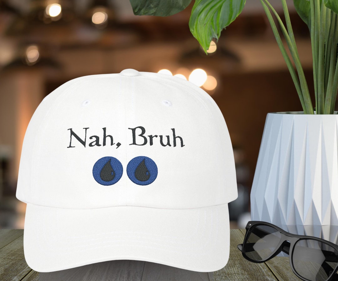 Nah Bruh MTG Counterspell Hat for Magic the Gathering Fans Blue Player ...