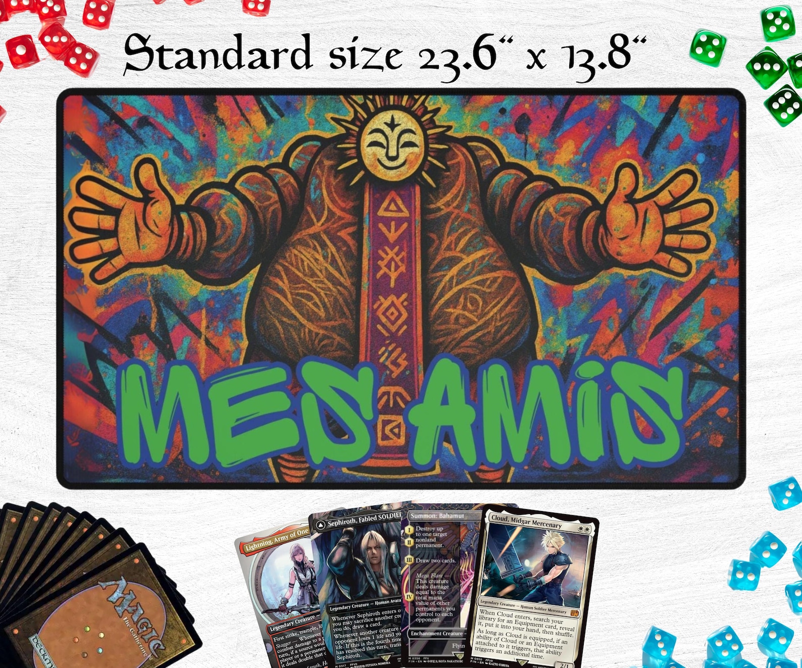 Esquie Expedition 33 MTG Playmat, Clair Obscur Desk Mat for Magic the ...