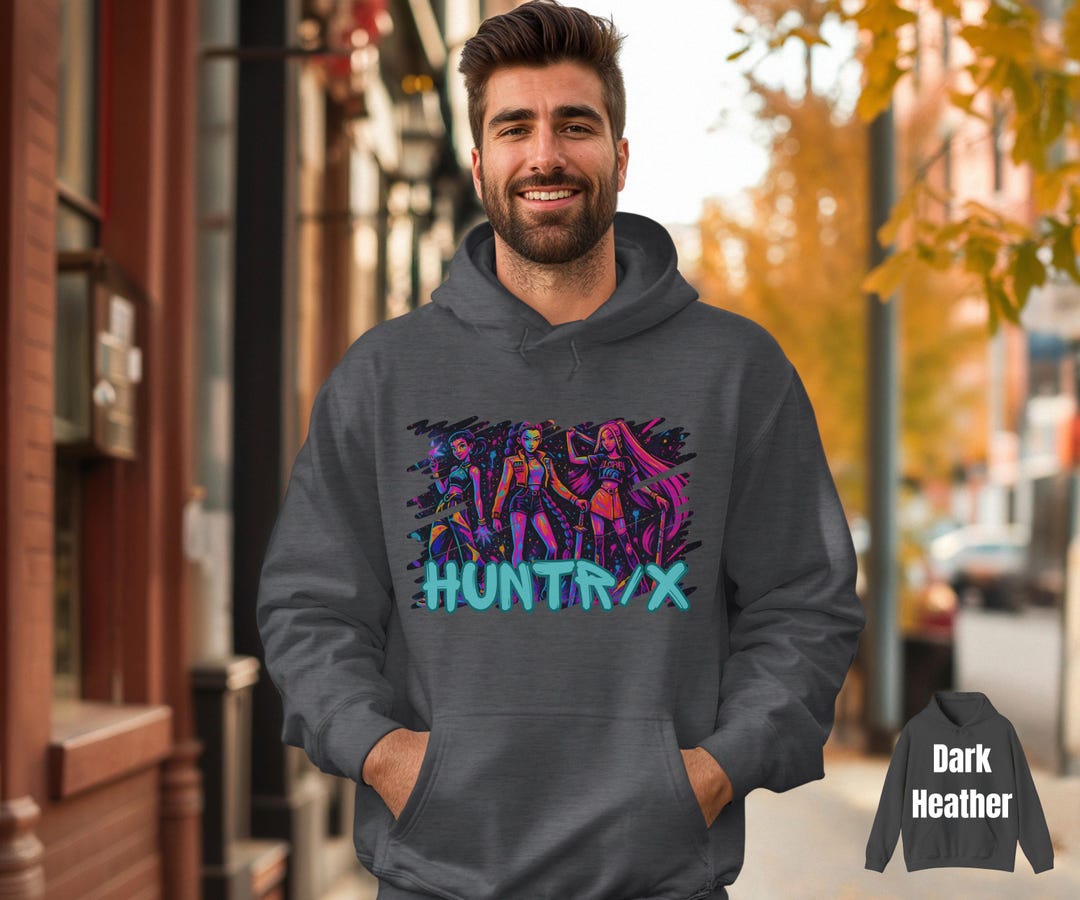 Graffiti Anime KPOP Demon Hunters Hoodie, Unisex Sweatshirt for Fans ...