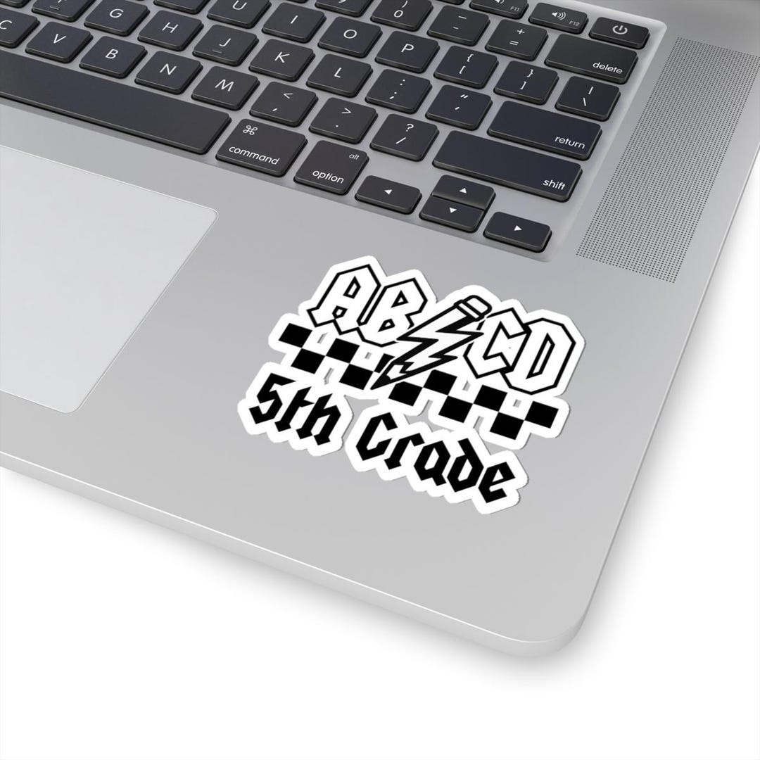 5th Grade Kiss-cut Stickers, Fun Classroom Decor, Unique Teacher Gift ...