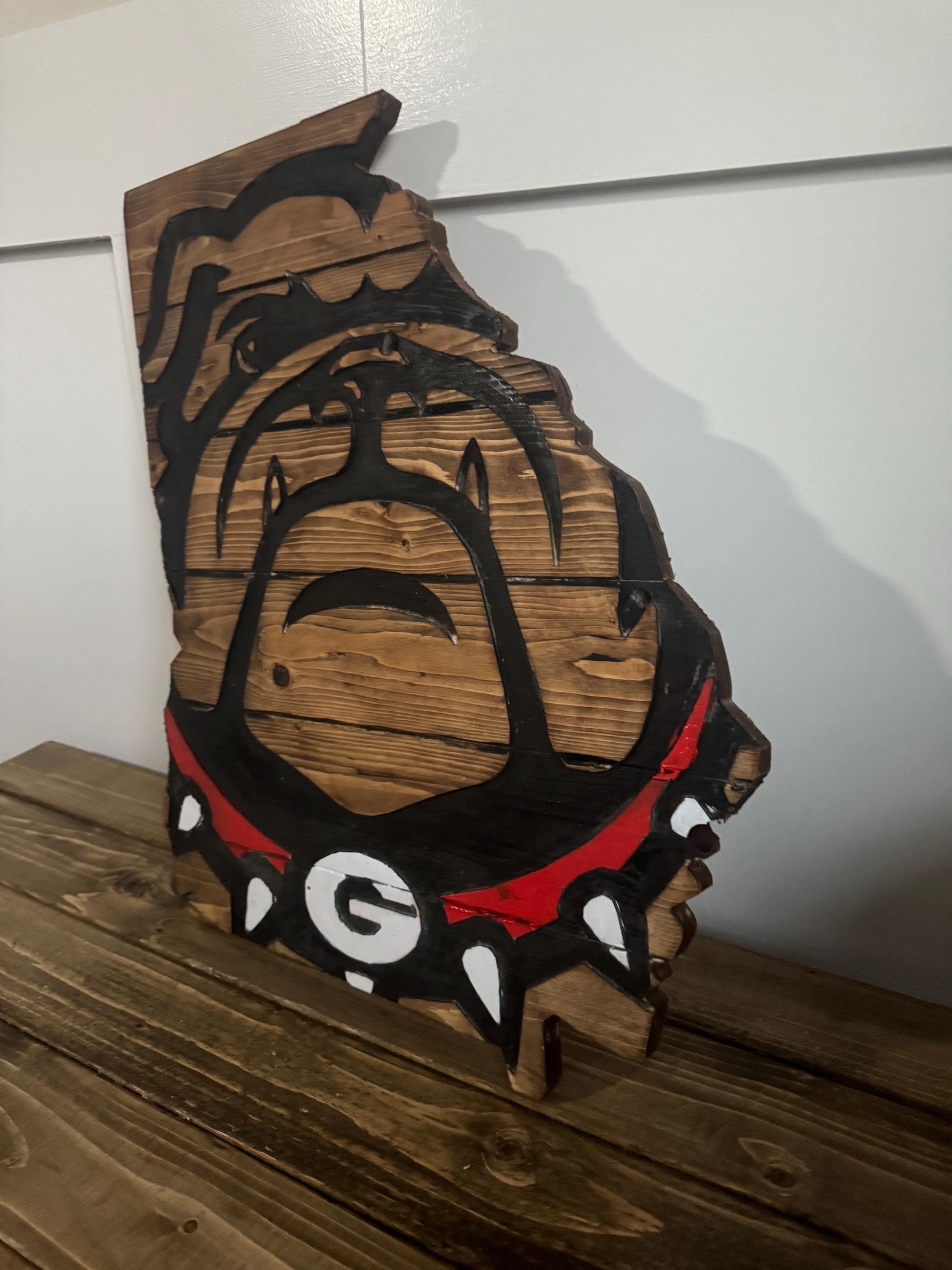 Georgia State Cut Out, UGA, Georgia Bulldogs, Wood Sign, - Etsy