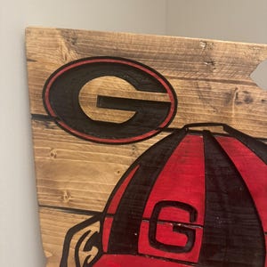 Georgia State Cut Out, UGA, Georgia Bulldogs, Wood Sign, - Etsy
