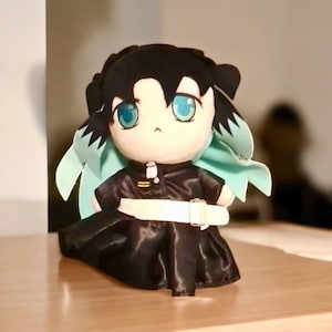 Demon Slayer Plush Toy, Muichiro Tokito Plushie, Anime Figure Toy ...