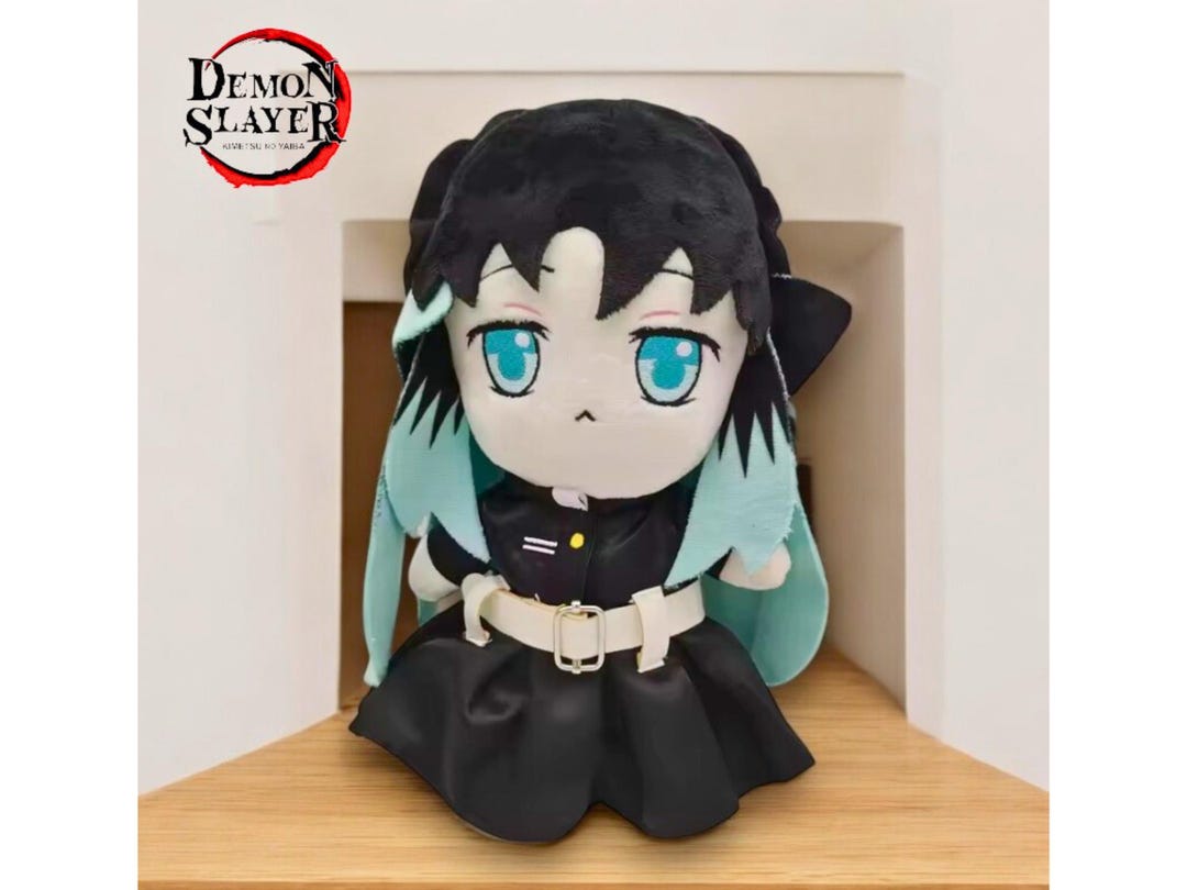 Demon Slayer Plush Toy, Muichiro Tokito Plushie, Anime Figure Toy ...