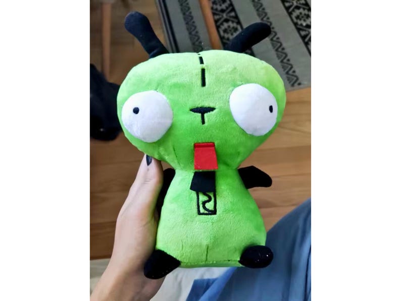 Invader Zim Dog Plush, Alien 3D Eyes Toy, Soft Anime Plush Toy ...