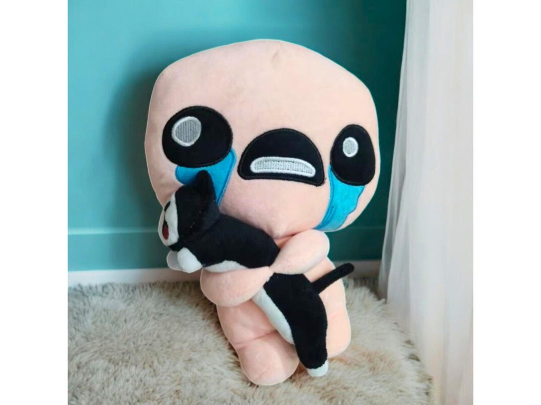 The Binding of Isaac Plush Toy, ISAAC With Cat Plush, Soft Animal ...